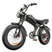 "Emoko C93 Electric Bicycle 750W, 20x4.0"" Fat Tire, 48V 20Ah, 19.8 mph ...