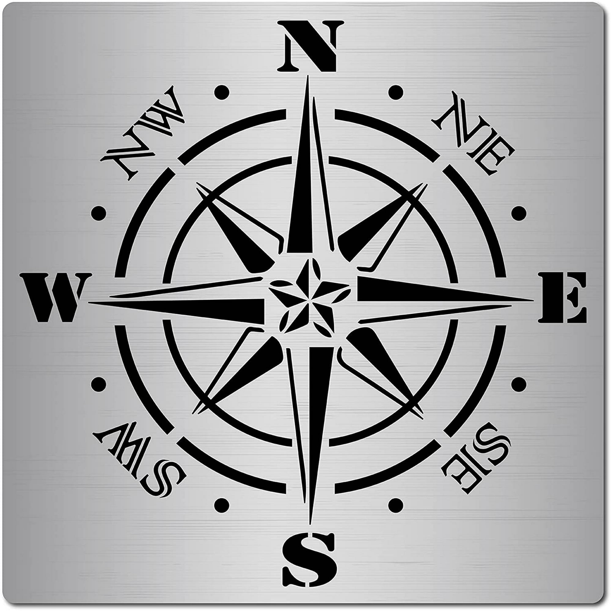 Nautical Compass Stencils