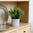 Artificial Floral Potted Plant, Realistic Mini Bonsai, Sturdy Anti-Tip ...