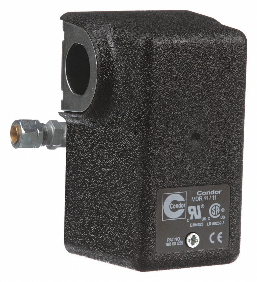 Condor Usa Pressure Switch,80/100 psi,Diaphrgm,DPST 11EAXE - Walmart.com