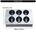 ETP60 6 Port 220V Filter Power Outlet RFI Filtering Technology For High ...