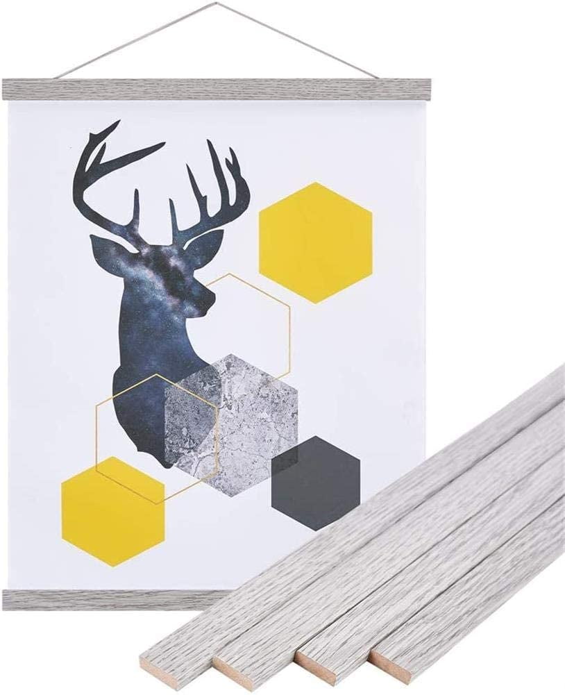 Magnetic Poster Hanger, 38x26 38x54 38 x 28 Poster Frame Wood Wooden ...