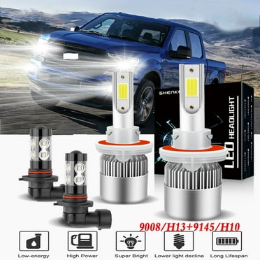 H13/9008 LED Headlight Bulbs High/Low Beam 6500K for Ford Explorer 2006 ...