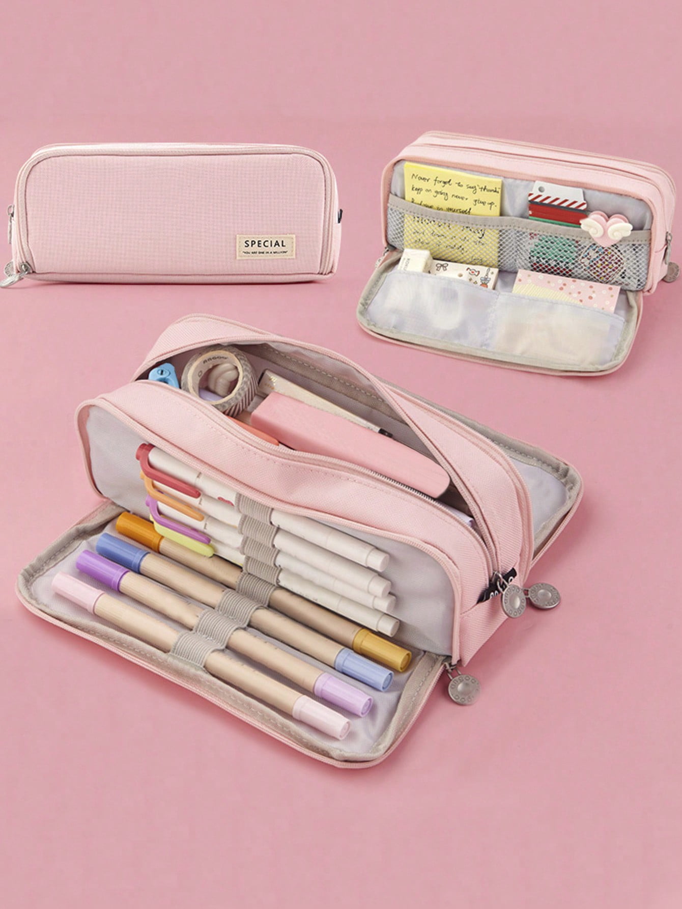Creative Pencil Case Cute Boy Girl Kawaii Pencil Cases Storage Kids Pen ...