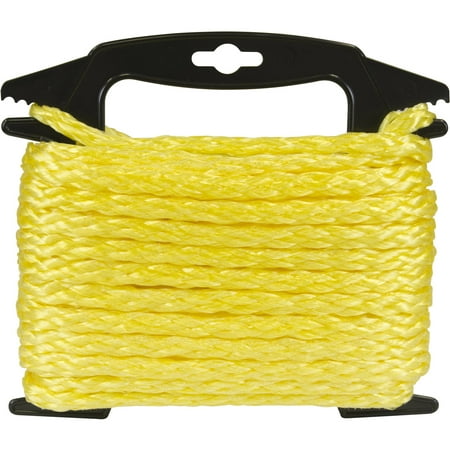 3/8" x 50' Hollow Braided Poly Rope - Walmart.com