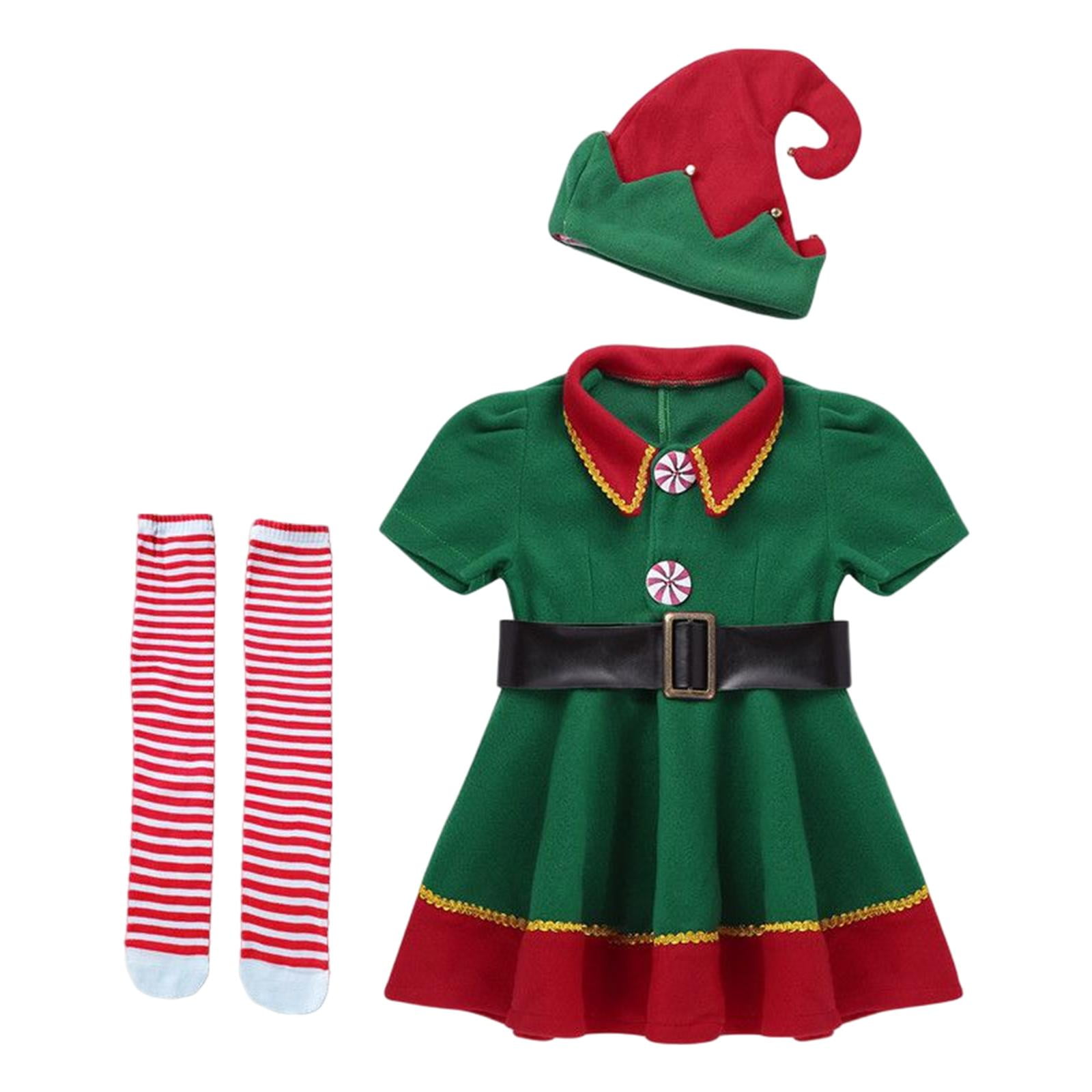 Disfraz de duende navideño Colco 90cm con cinturón y accesorios para ...