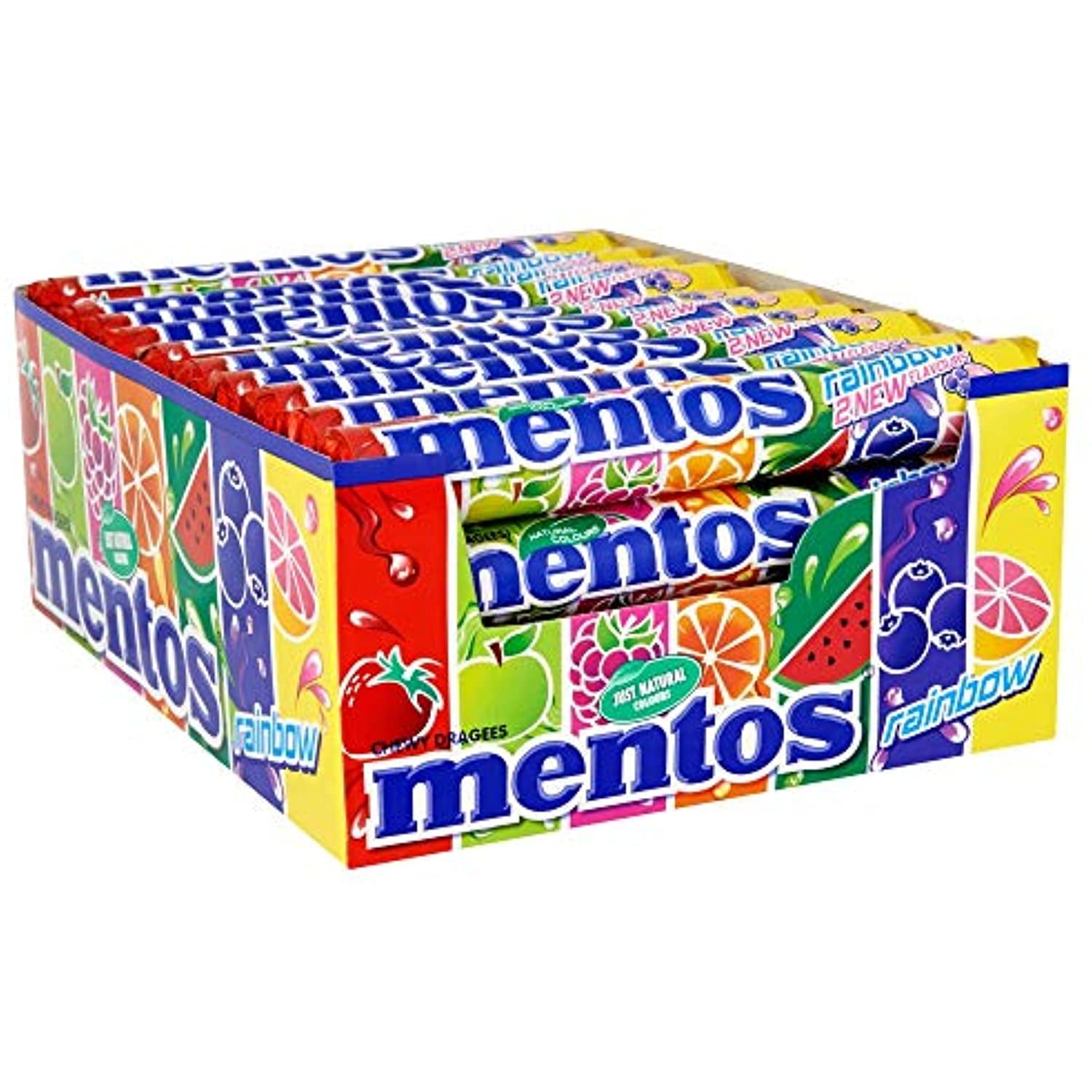 Mentos Rainbow Display Mit 40 Rollen, 1Er Pack (1 X 1.5 Kg) - Walmart.com