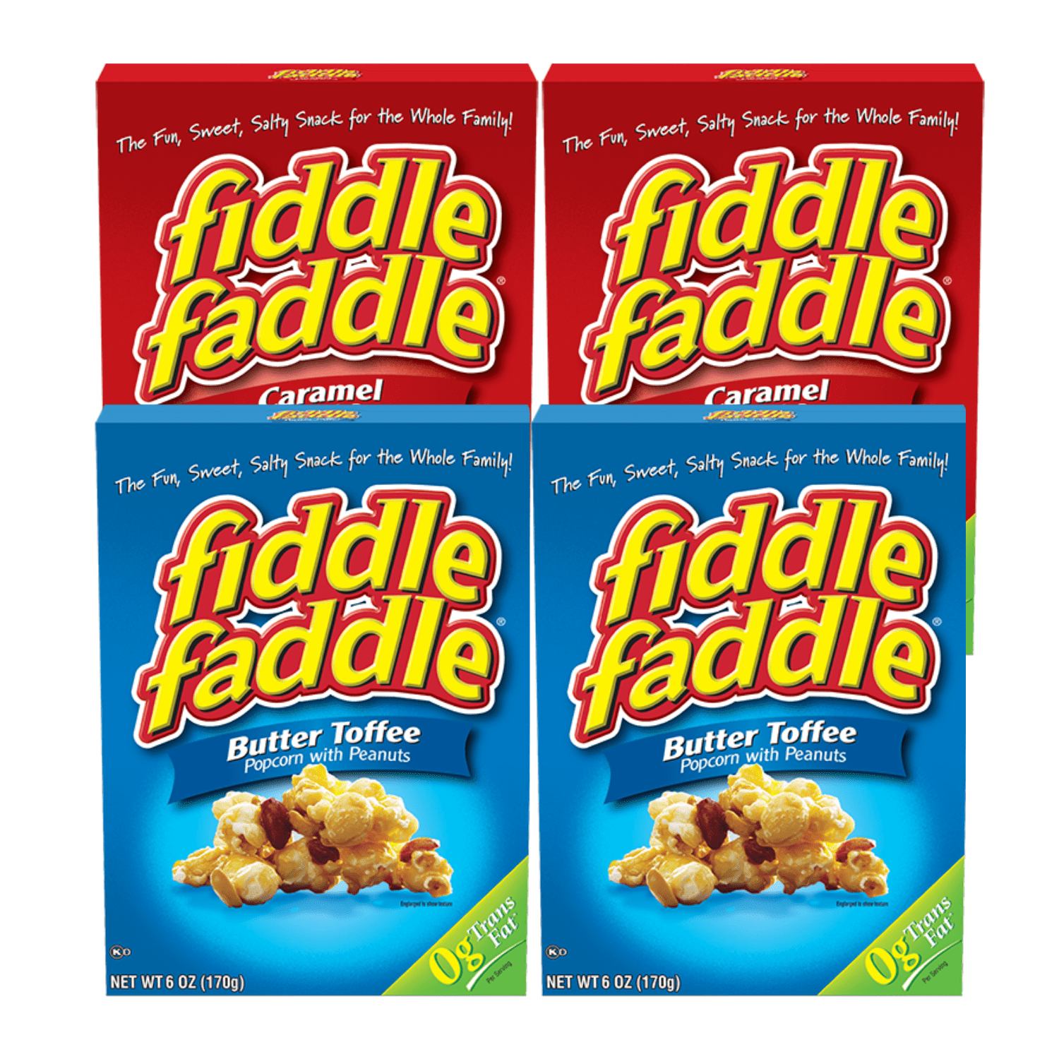 Fiddle Faddle Quality Flavored Caramel & Butter Toffee Popcorn Mix with ...