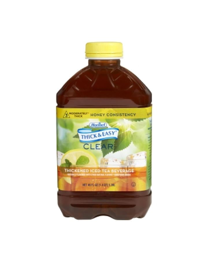 Thick & Easy Thickened Iced Tea Beverage, Honey Consistency, 46 ounce ...