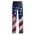 250Th Anniversary Red White and Blue Striped Pants, Fashion Casual ...