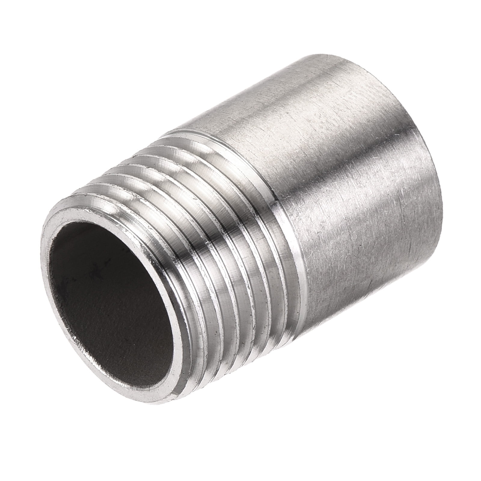 Uxcell 304 Stainless Steel 1/2 NPT Male Half Threaded Weldable Weld ...