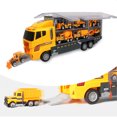 1 Set Mini Truck Model Real-looking Sturdy Structure Exquisite Handheld ...