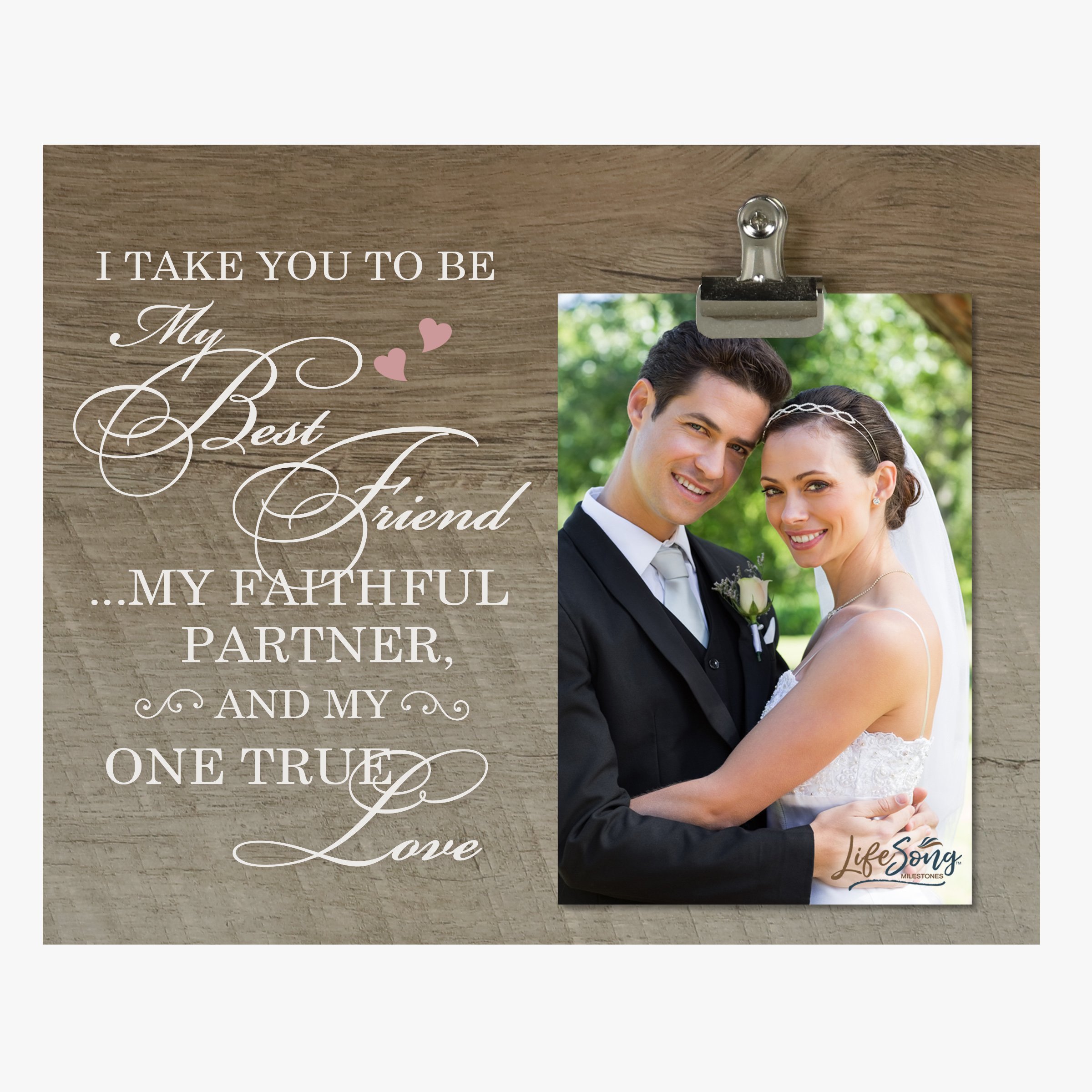 Wedding Vow Photo Clip Board - My Best Friend - Walmart.com