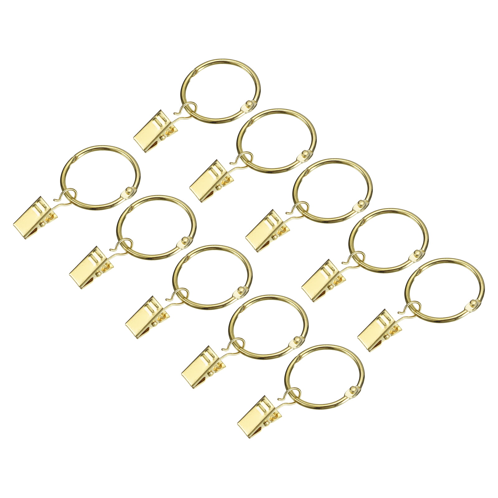 Click here for Unique Bargains Curtain Rings With Clips  20pcs Dr... prices