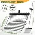 Manure Fork - Metal Horse Manure Rake with 2 Durafork Replacement Heads ...