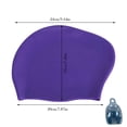 Big Head Swim Cap For Women With Long Hair High Elasticity Plus Size ...