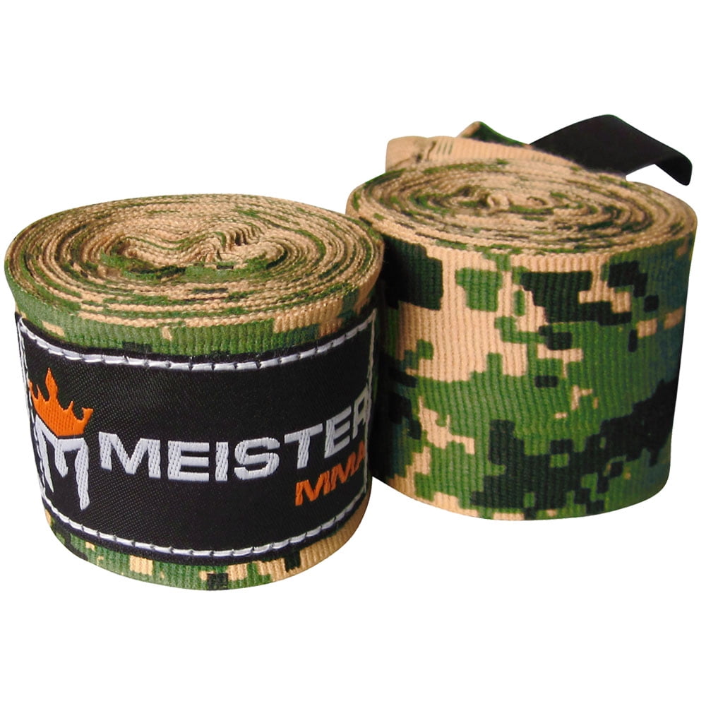 Meister 180" Semi-Elastic MMA Hand Wraps (Pair) - Walmart.com
