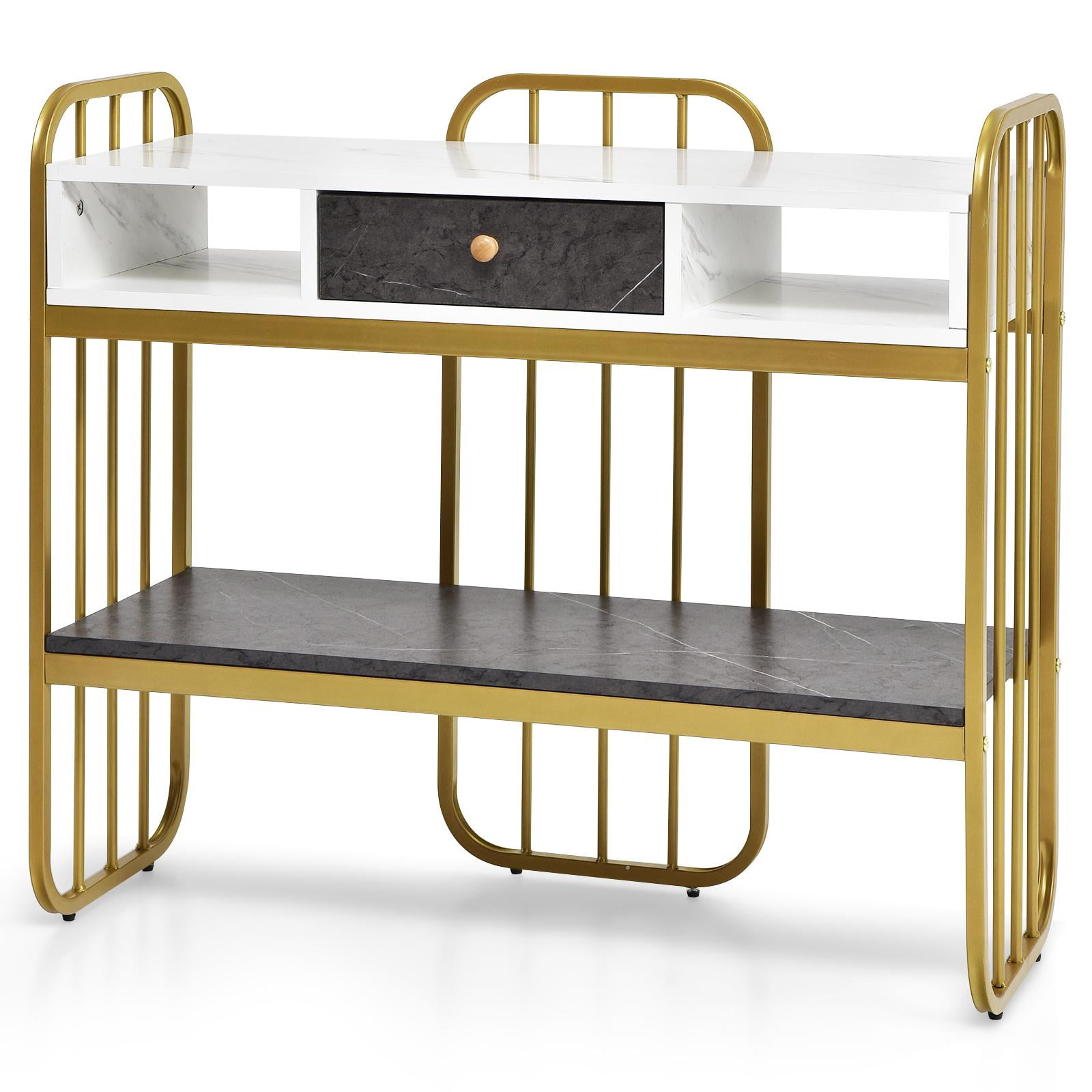 Click here for Giantex Faux Marble Console Table  Elegant Long So... prices