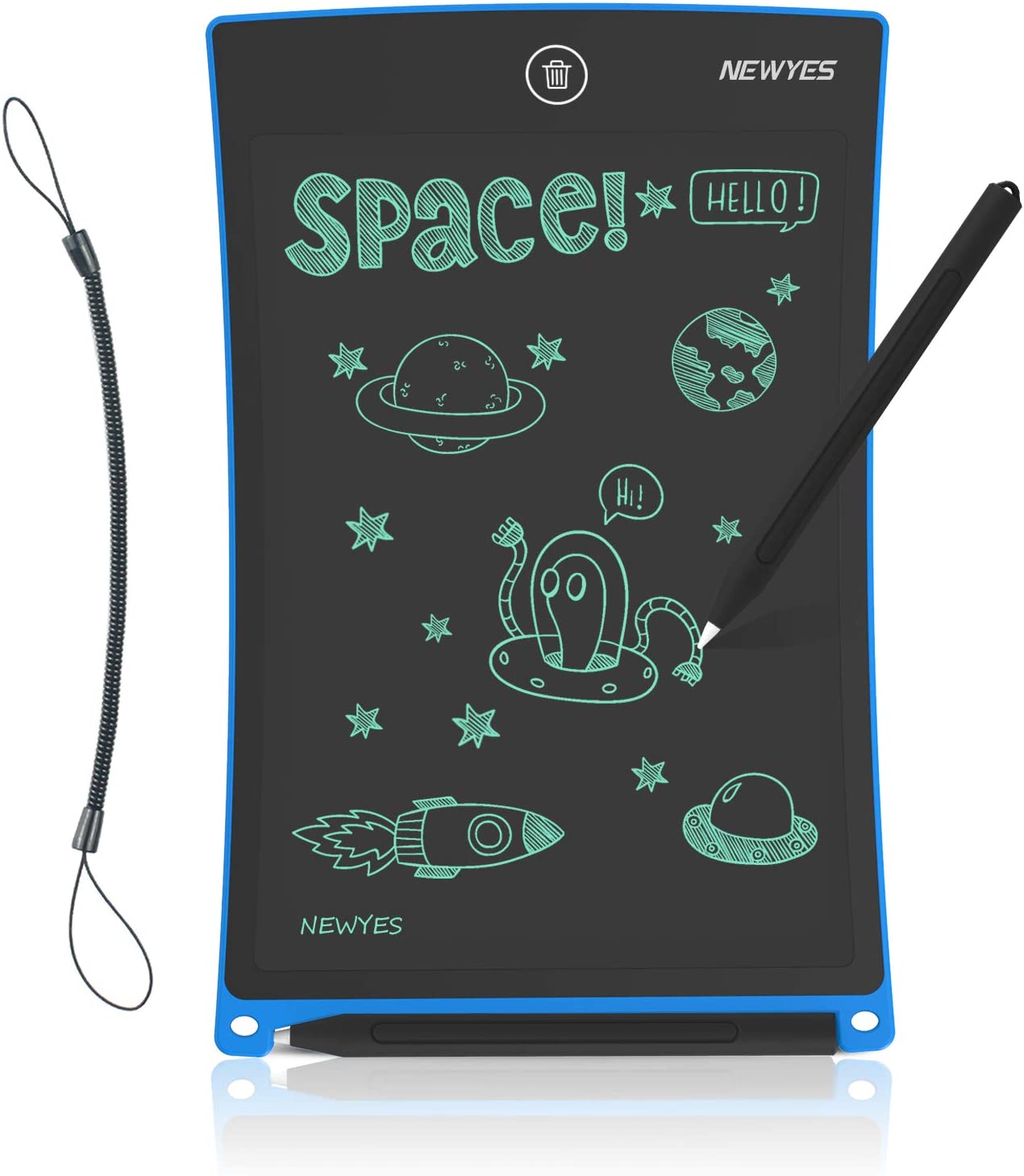 LCD Writing Tablet 8.5 Inch - NEWYES Whiteboard Bulletin Board Kitchen ...