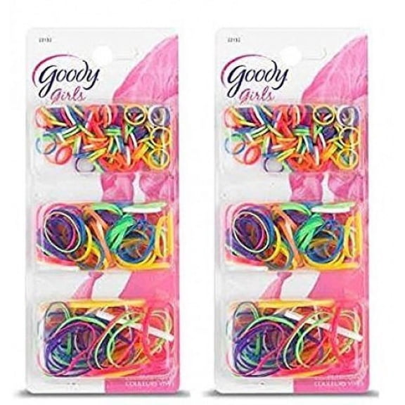 Goody Ouchless Polybands Elastics for Kids, Tiny Small Ponytail, Multi ...