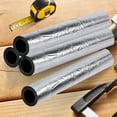 4 Pack Insulation Tubes 2 Inch, Pre-Slit Self-Adhesive Insulation Wrap ...