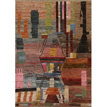 Well Woven Viva Pleasure Multi-color Modern Abstract Lines 2'3" x 7'3 ...
