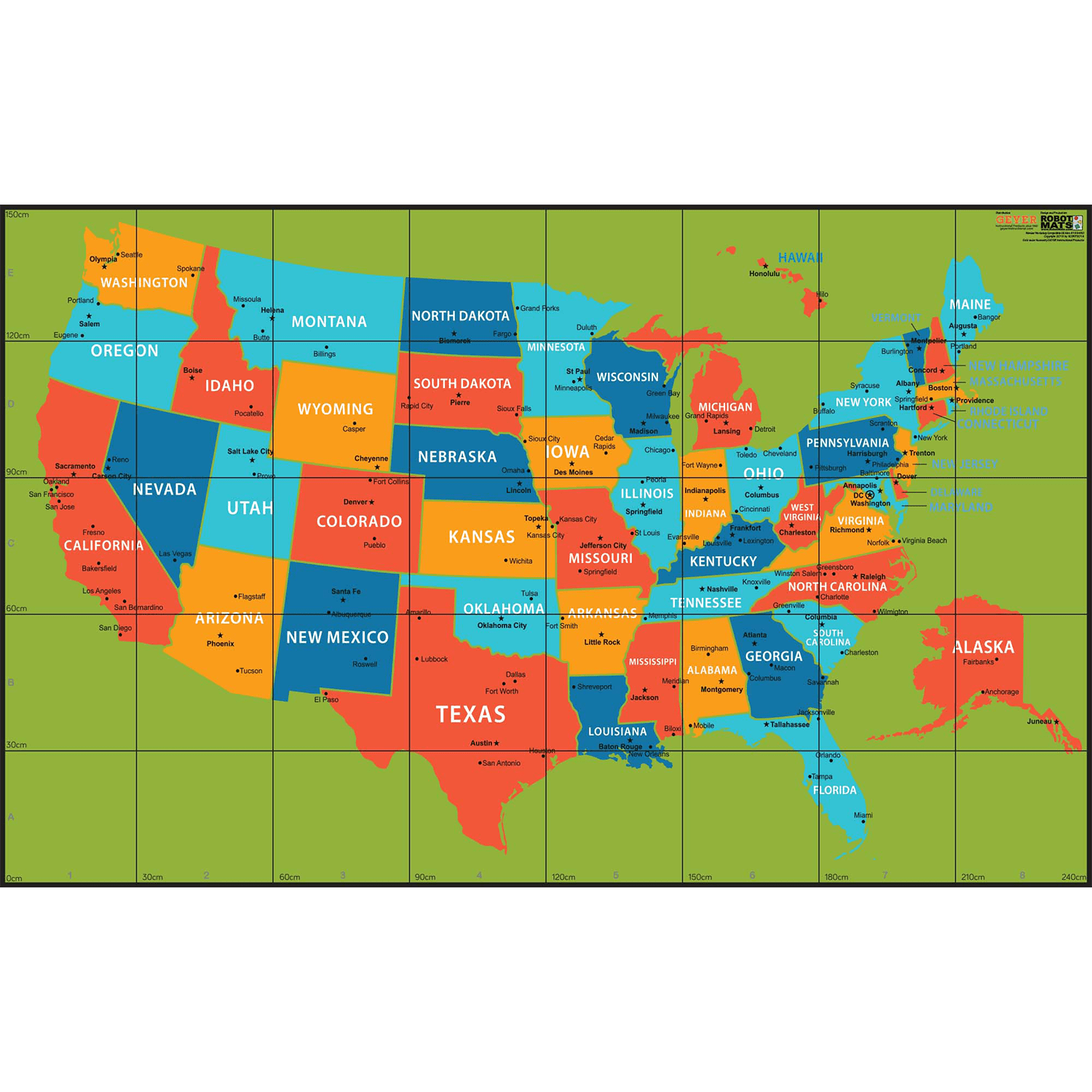 Wonder Workshop US MAP - Supplementary Mat - Walmart.com