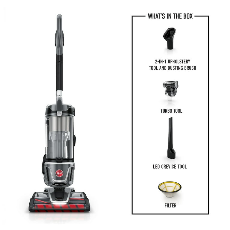 Hoover Upright Vacuum Cleaner HEPA Media Filter Swivel Steering Walmart