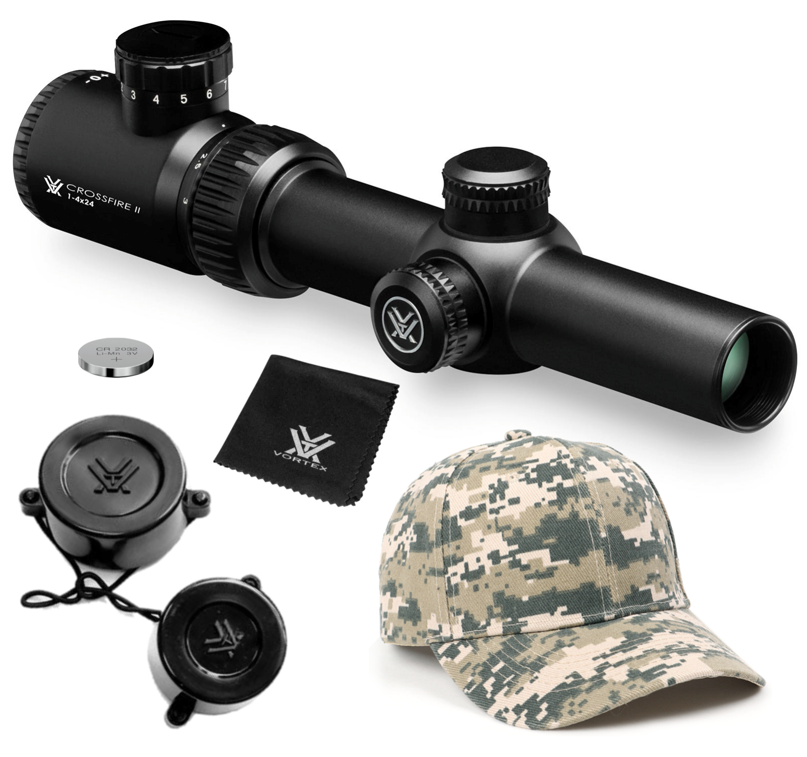 Buy Vortex Optics Crossfire II 1-4x24 SFP, V-Brite Illuminated Reticle ...