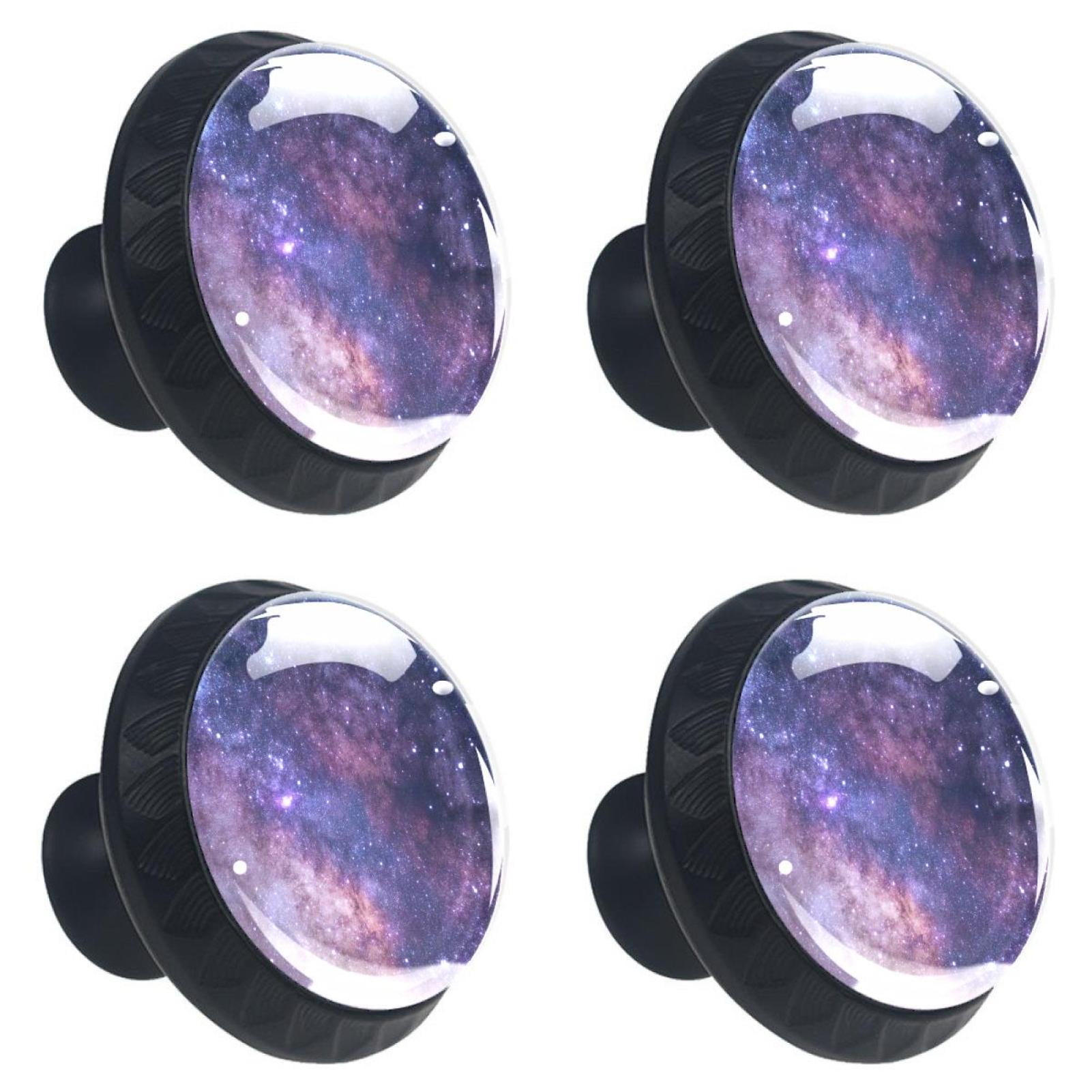 4 Pcs Starry Sky Galaxy Nature Knobs for Kitchen Cabinet Cupboard ...