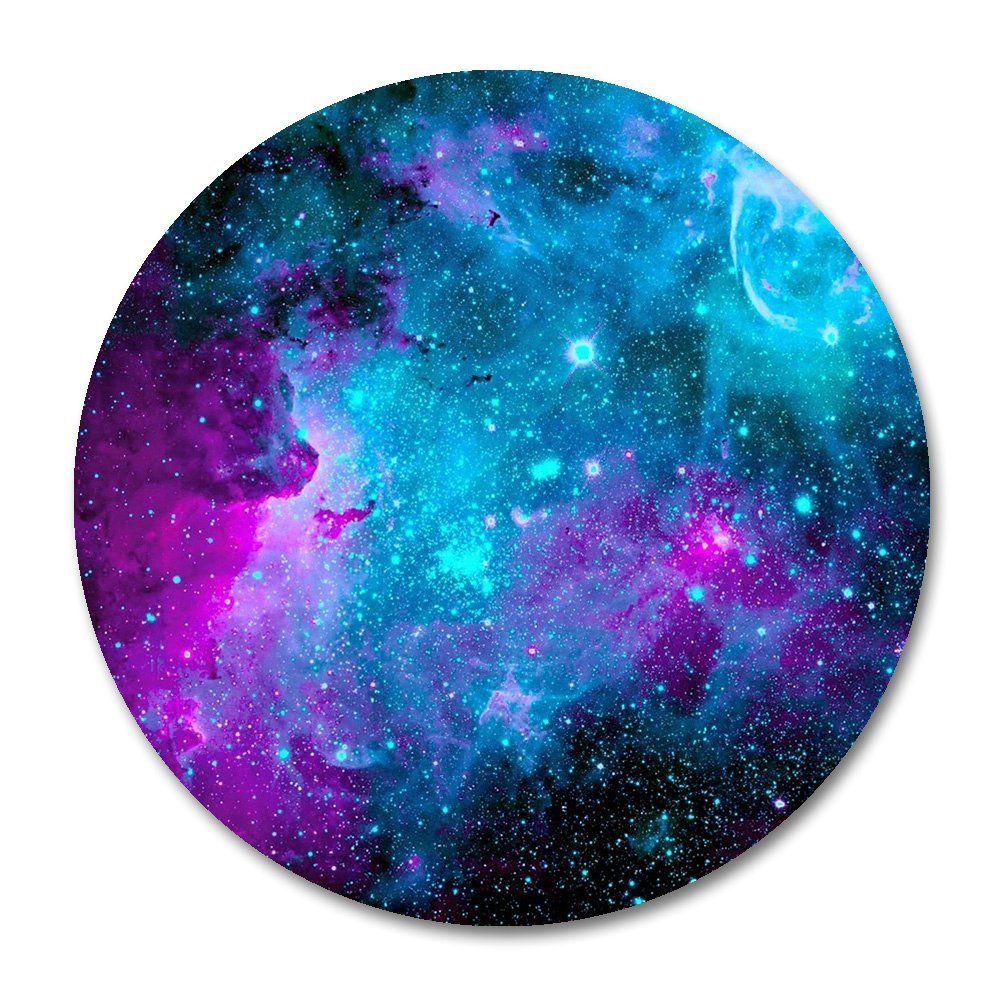 POPCreation Galaxy Round Mouse pads Gaming Mouse Pad 7.87x7.87 inches ...