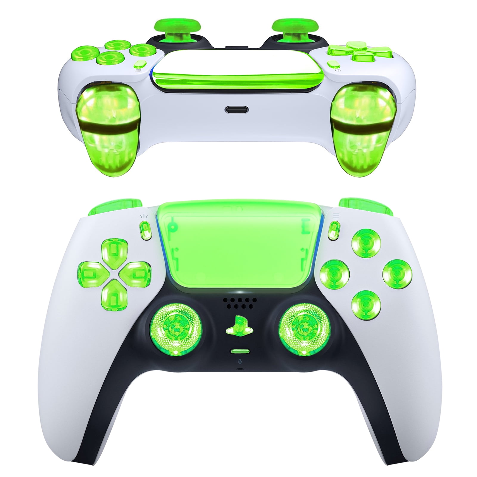 Buttons Replacement Kit For PS5 Controller EEEkit R1 L1 R2 L2 Triggers