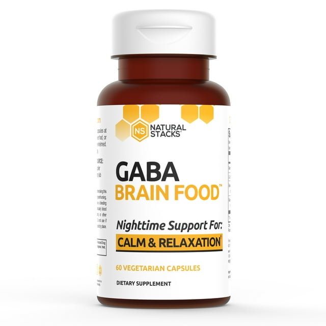 Natural Stacks Gamma-Aminobutyric Acid GABA Supplement 60 ct. - Deep ...
