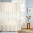 Bathroom Shower Curtain Abstract Minimalist Geometric Striped Art ...