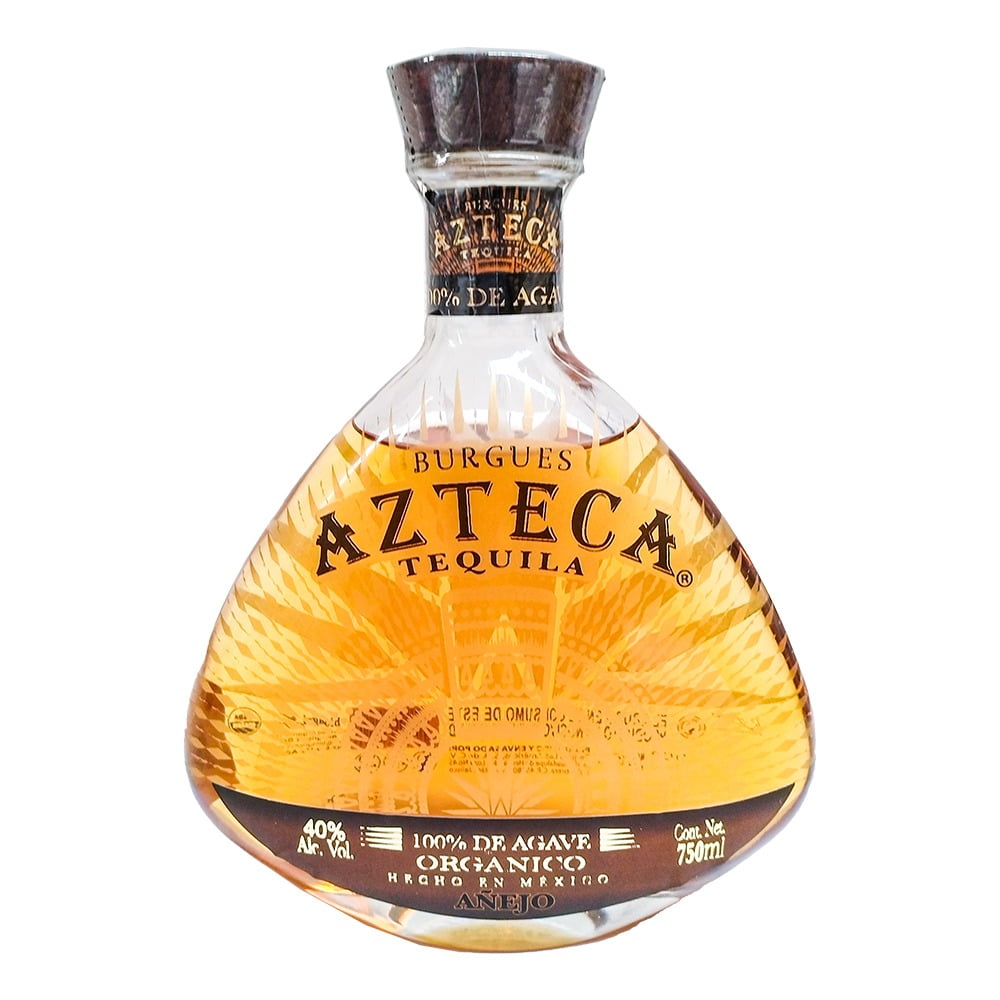 Tequila Orgánico Burgues Azteca Añejo 750 ml Azteca Añejo | Bodega ...