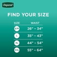 Depend Fresh Protection Adult Incontinence Underwear for Men, Maximum ...