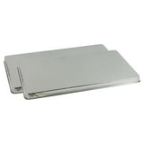 Calypso Basics Stainless Steel Rectangular Stovetop Burner Cover Set of ...