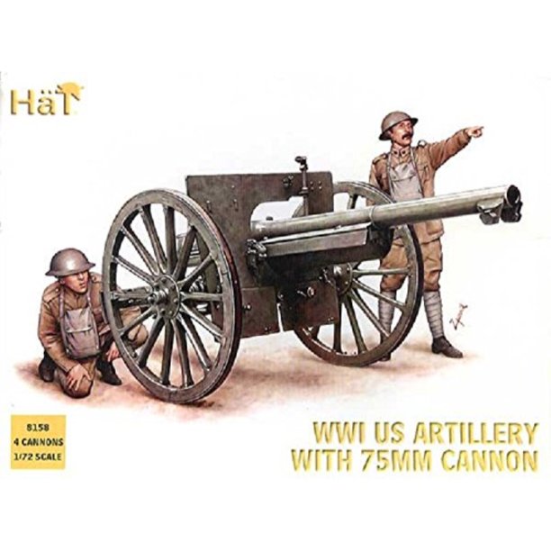 1/72 scale WWI US Artillery with 75mm Cannon - Walmart.com - Walmart.com