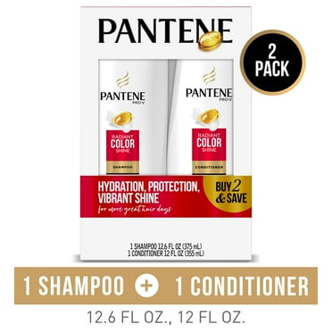Pantene Pro-V Radiant Color Shine Shampoo & Conditioner, 12.6 fl oz ...
