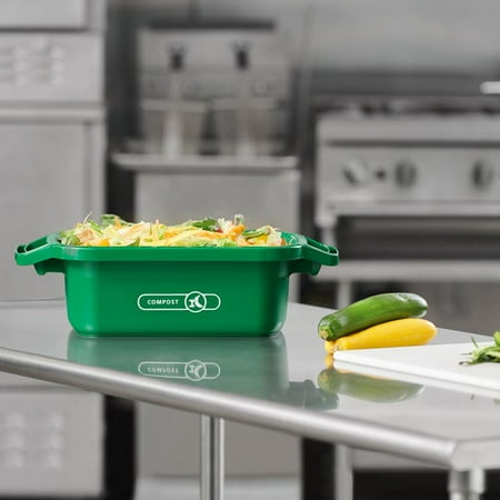 Rubbermaid 2055571 3 Gallon Green Compost Bin | Walmart Canada