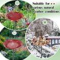 2Pcs Metal Bird Baths for Outside, Hummingbird Small Birdbath Bowl ...