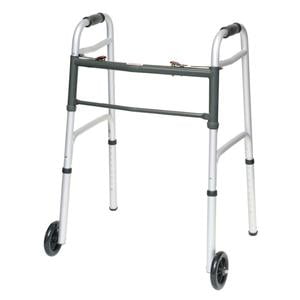 Folding 2-button walker, adult, case of 4 - Walmart.com