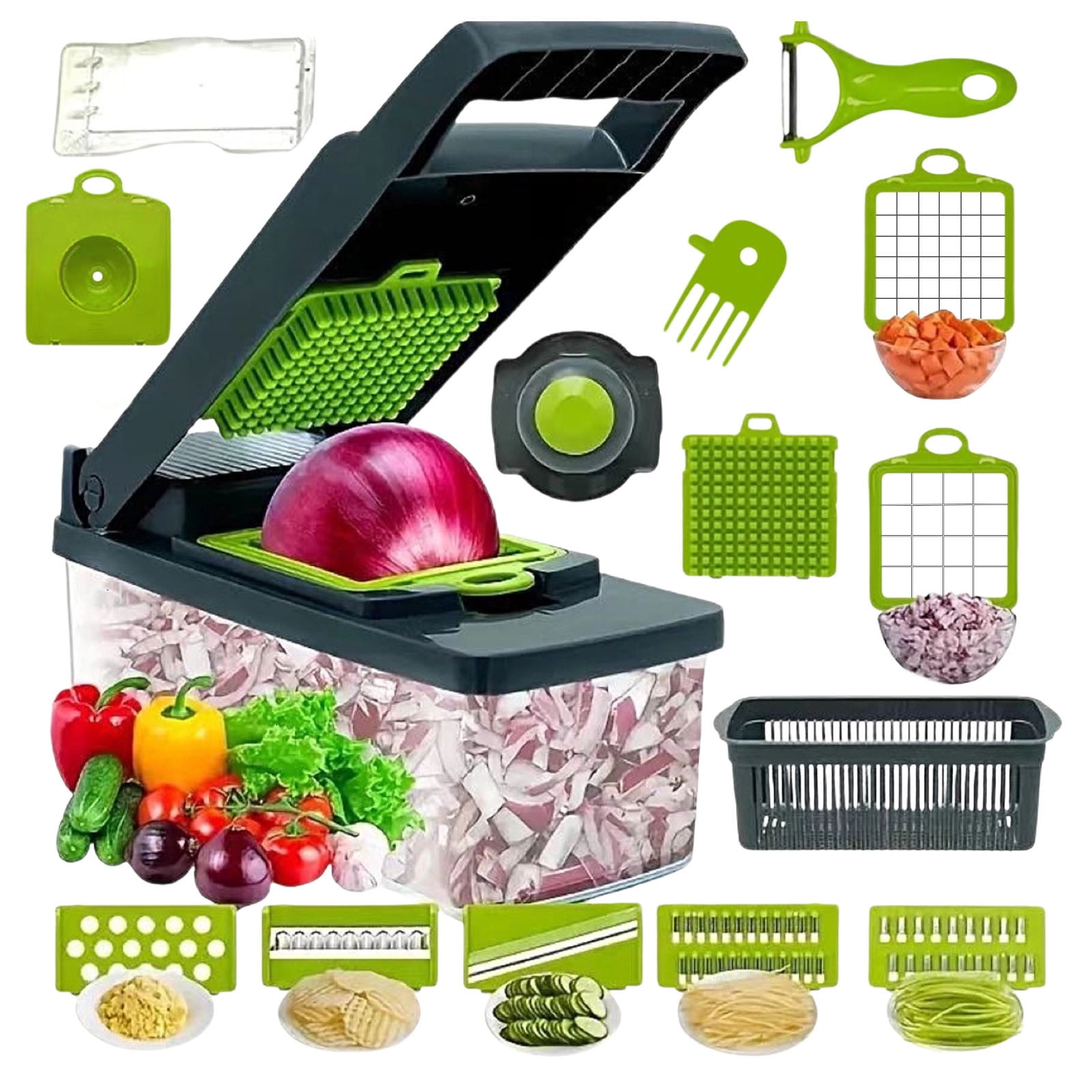 Click here for Iliya Multifunctional Vegetable Cutter Set 14/16 P... prices