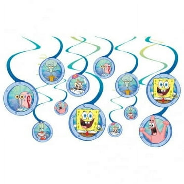 SpongeBob SquarePants Birthday Fringe Door Curtain, 5.5ft x 2.25ft ...