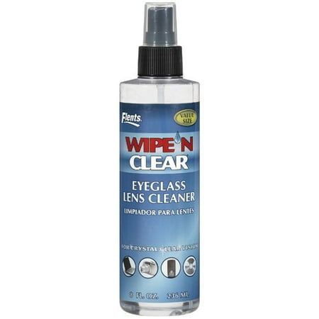 Flents: Wipe'n Clear Eyeglass Lens Cleaner, 8 Oz - Walmart.com