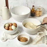Gallery White Ceramic 4 Piece Mixing Bowls - Walmart.com