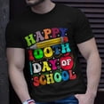 100Th Day Of School Teacher Kids Child Happy 100 Days Groovy TShirt ...