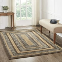 VHC Brands Espresso Rug with PVC Pad, Jute Blend, Rectangle, Brown ...