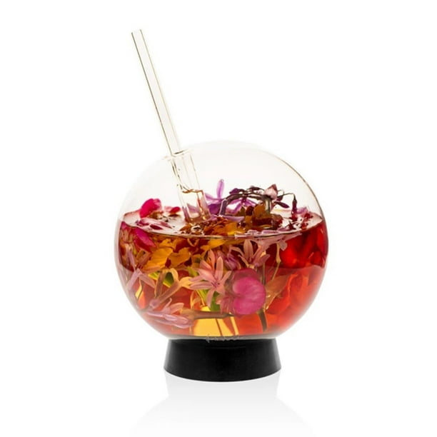 CAROOTU Transparent Creative Sphere Shaped Cocktail Glass Home Bar ...