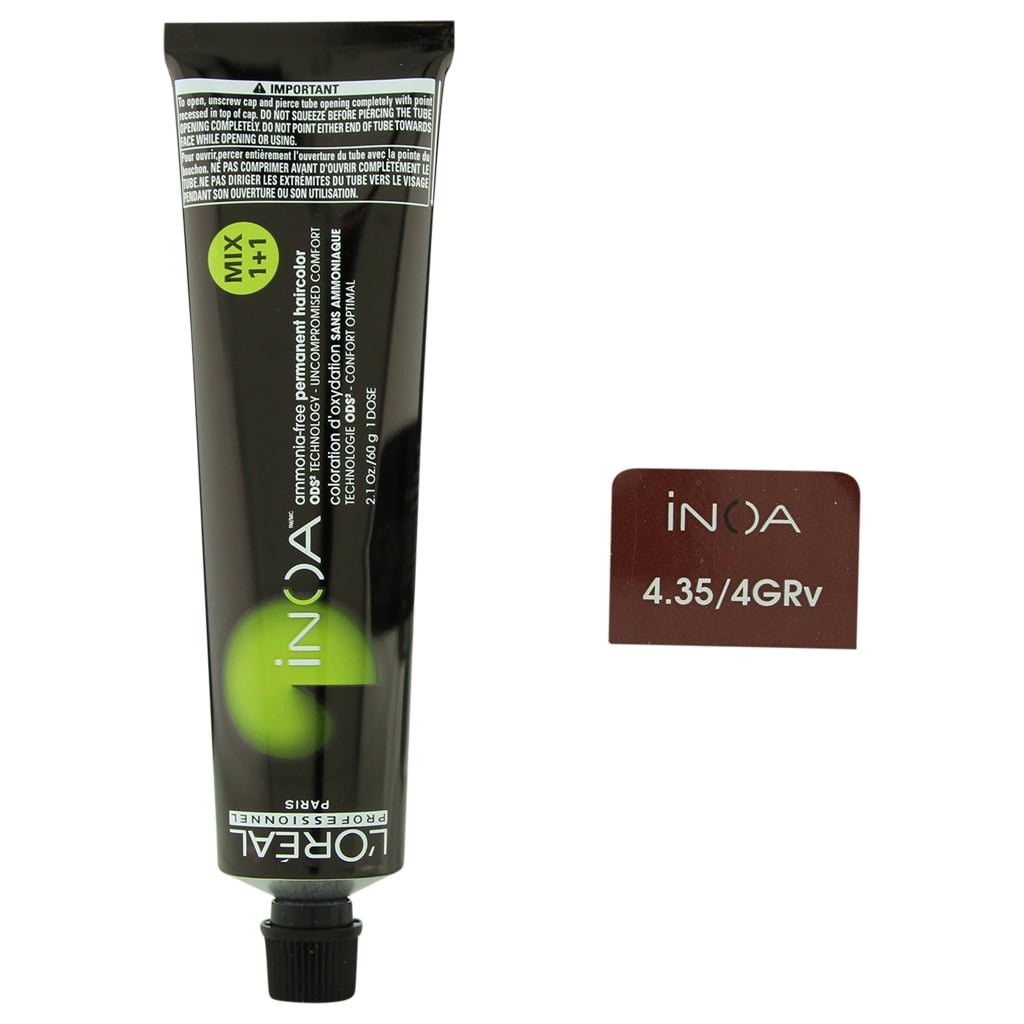 L'Oreal Professionnel, Hair Color Inoa 4.35 - Walmart.com